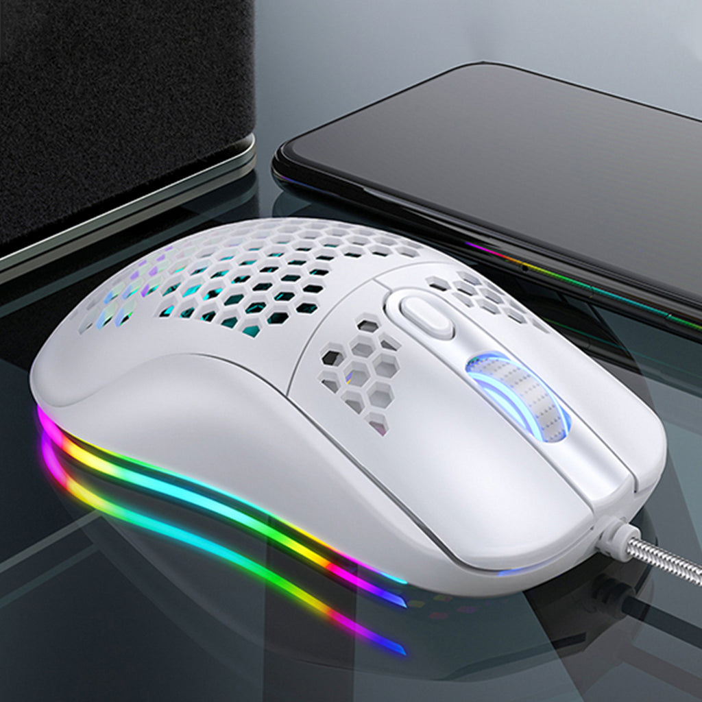 YINDIAO G7 Wired Gaming Mouse 7200DPI RGB Backlight Computer Mouse Hon – gearweek